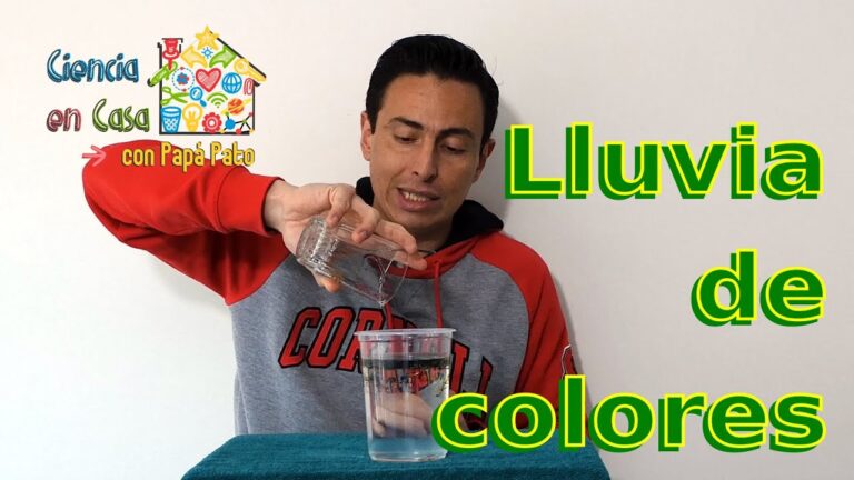 Explicación de experimento con agua aceite y colorante - Tratamos el Agua